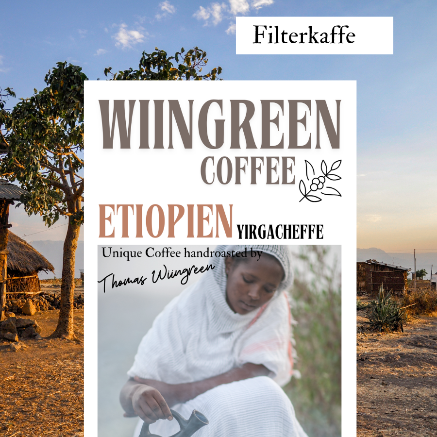 Etiopien natural, Yirgacheffe Aramo Grade 1, friskristet kaffe, hele ...
